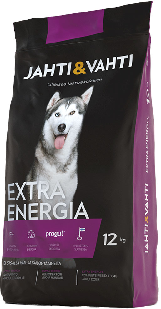 Jahti&Vahti Extra Energy 12kg Dog Food - Vildmarkskallare.se webstore