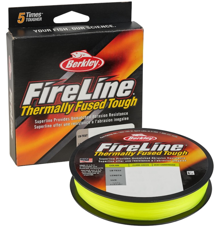 Berkley Fireline Thermally Fused Tough Flame Green - Vildmarkskallare ...