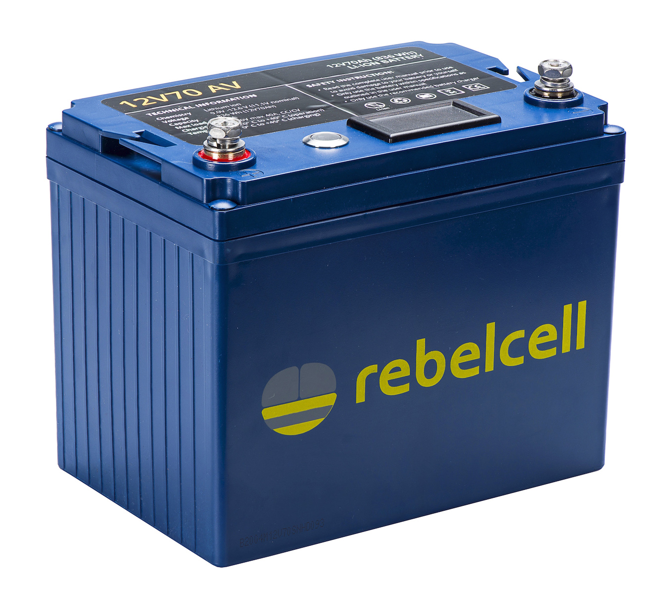 Rebelcell Li-Ion 12V 70A batteri (836 Wh) Högklassigt batteri för båtar - Vildmarkskallare.se ...
