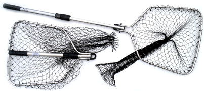 Fiskehåv, med hopfällbar teleskop skaft 244 - Vildmarkskallare.se webbutik