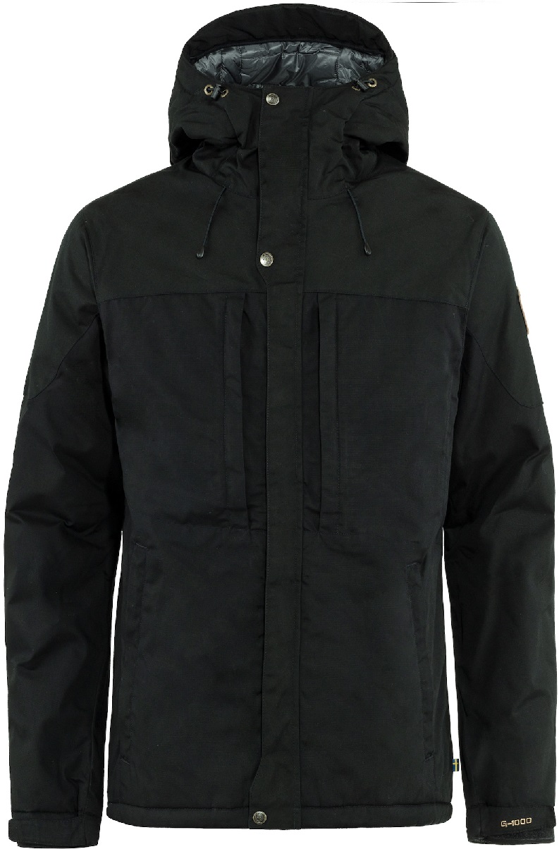 Fjällräven Skogsö Padded Jacka M, Black Herr Vinterjacka, 550 - Black ...